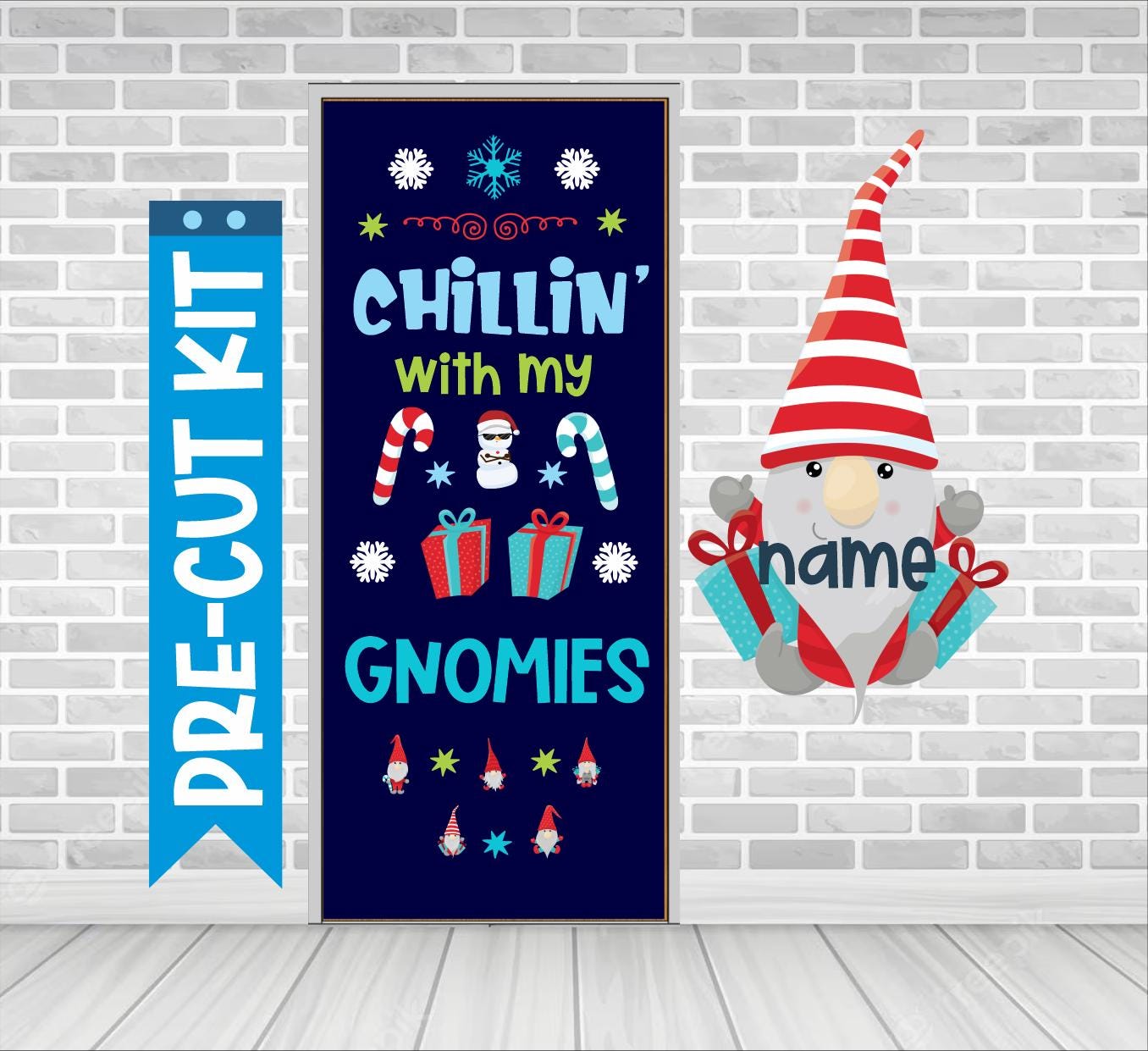 Christmas Bulletin Board Kit | Precut Holiday School Decor | Bulletin ...