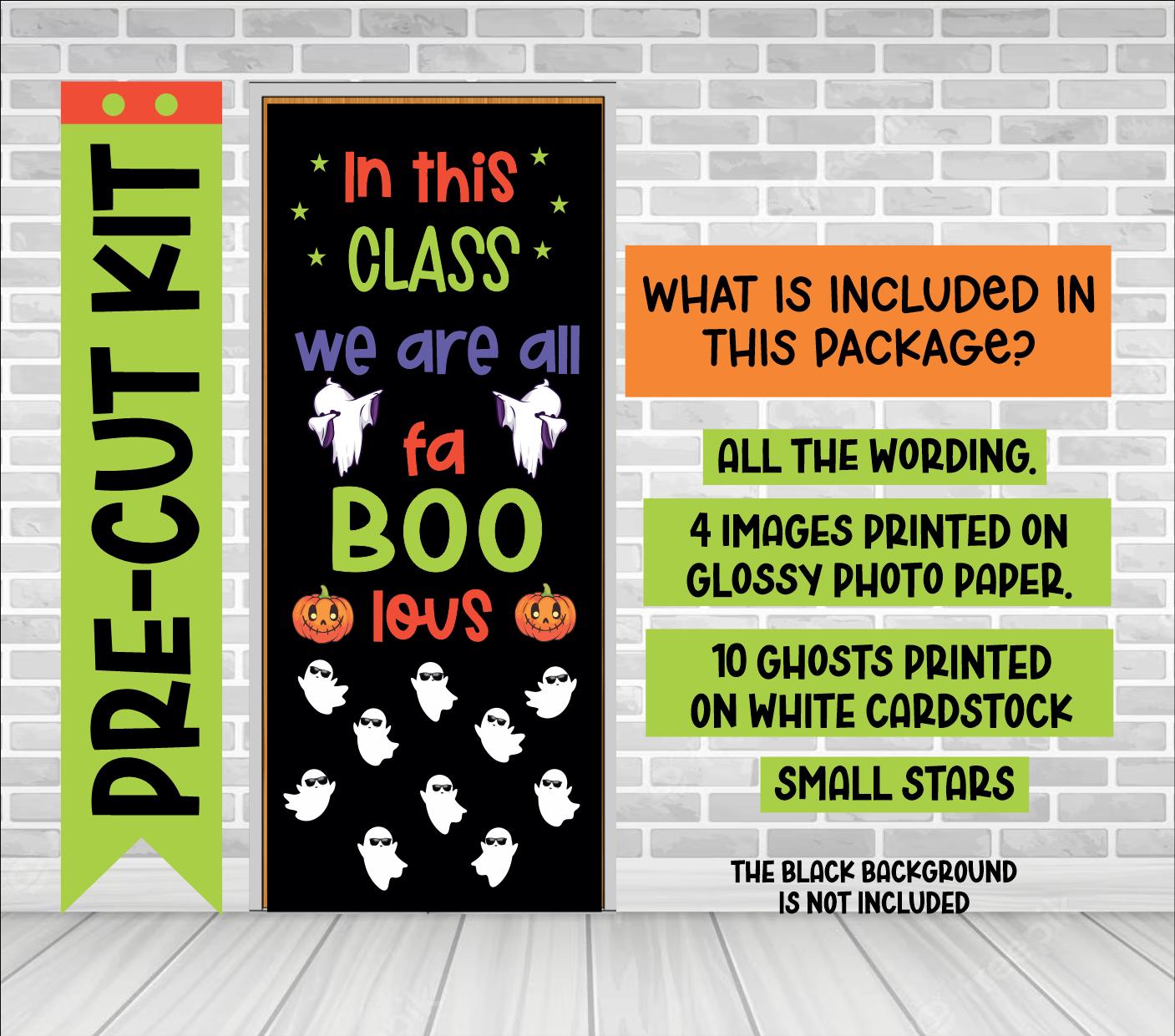 FABOOLOUS HALLOWEEN Pre-cut School Decoration Kit, Halloween Bulletin ...