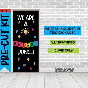 Bright Bunch Bulletin Board Kit: Back to School Door Decoration - Etsy
