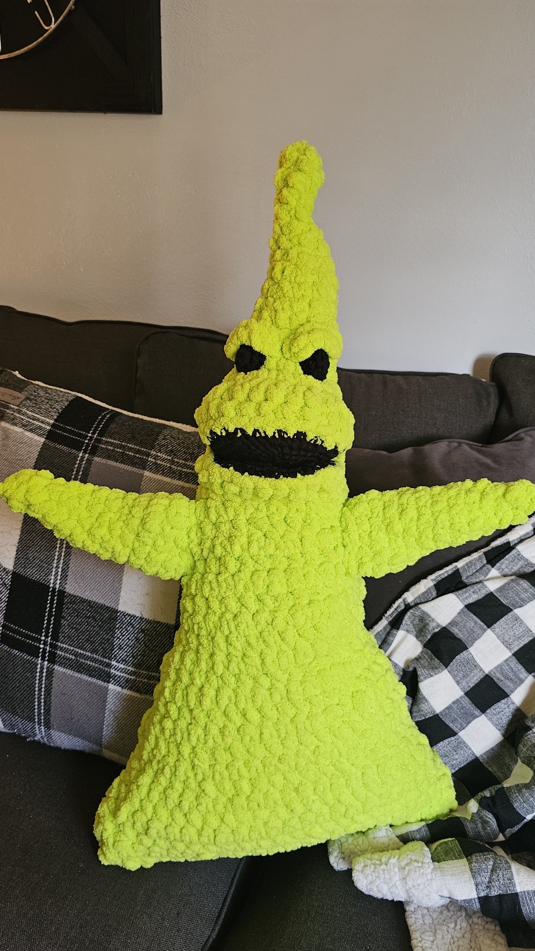 Crochet Giant Oogie Boogie Plushie - Etsy