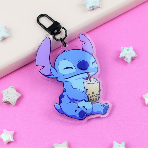 Boba Tea Keychain - Etsy