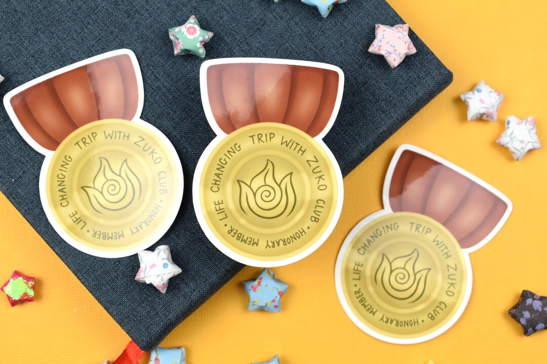 Fire Nation Badge of Honor Vinyl Waterproof Sticker ~ ATLA Avatar Zuko ...