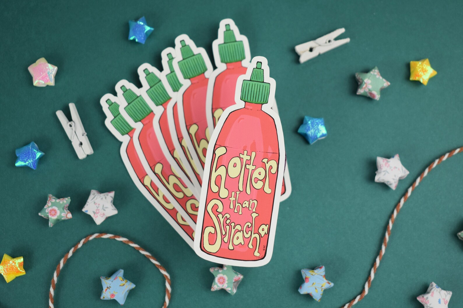 Hotter Than Hot Sauce Sticker Waterproof Cute Kawaii Asian Pho Food ...