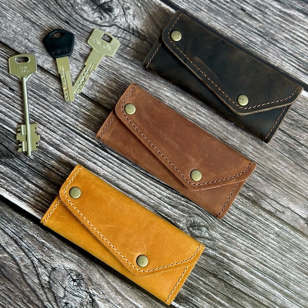 Leather Key Holder - Etsy