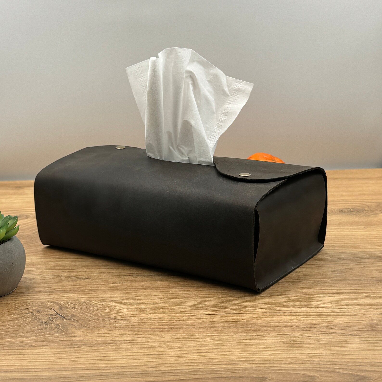Leather Tissue Box,leather Napkin Holder,napkin Container,dining Table ...