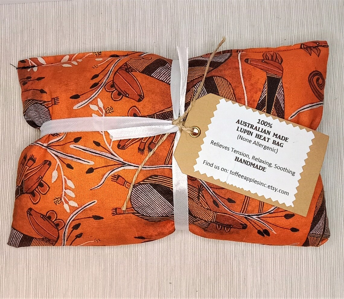 Indigenous Heat Bags heat Bags Lupin Filled Heat Bag - Etsy