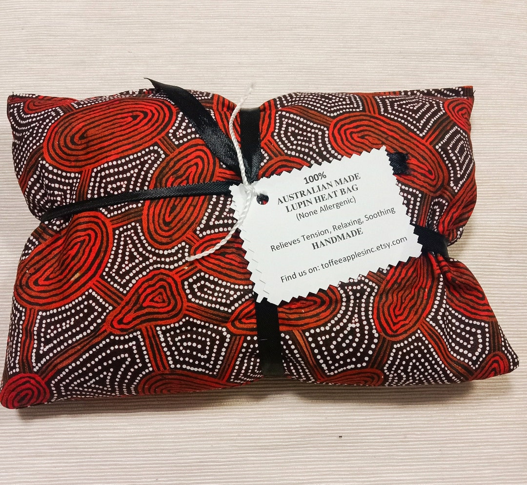 Indigenous Heat Bags heat Bags Lupin Filled Heat Bag - Etsy