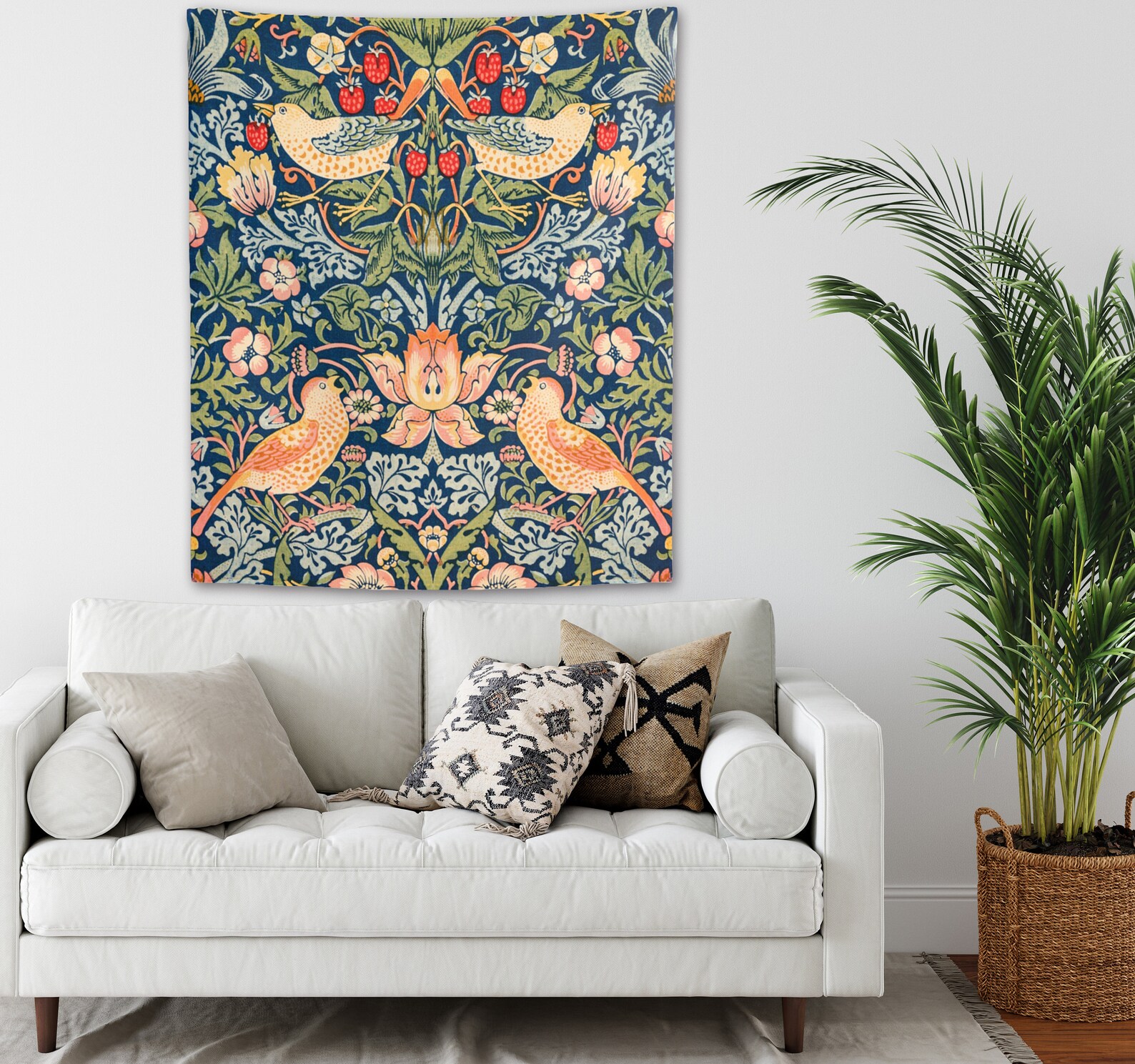 Vintage Birds Tapestry the Strawberry Thieves Pattern by - Etsy