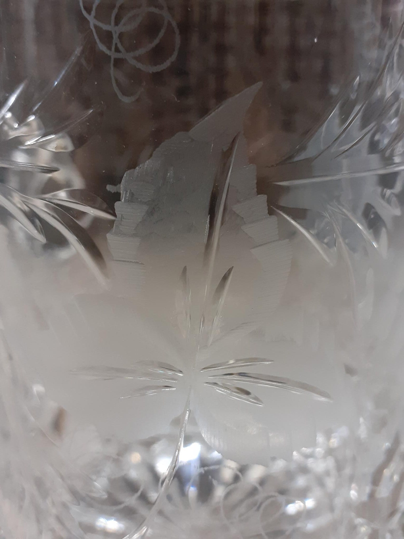 Vintage Lead Crystal Tankard - Etsy