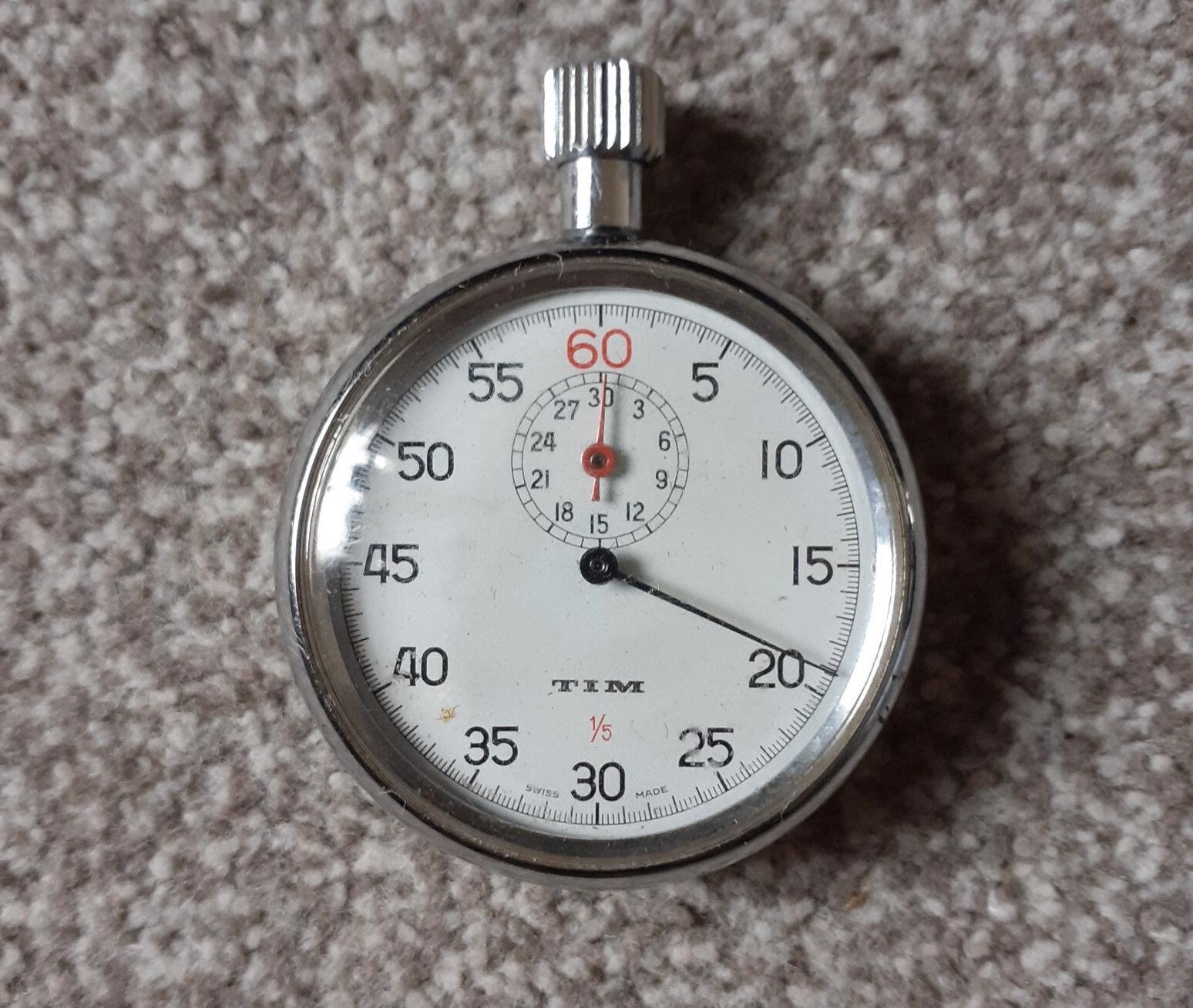 Nero Lemania Mechanical Stopwatch Swiss Made RAF Sealand, 45% OFF