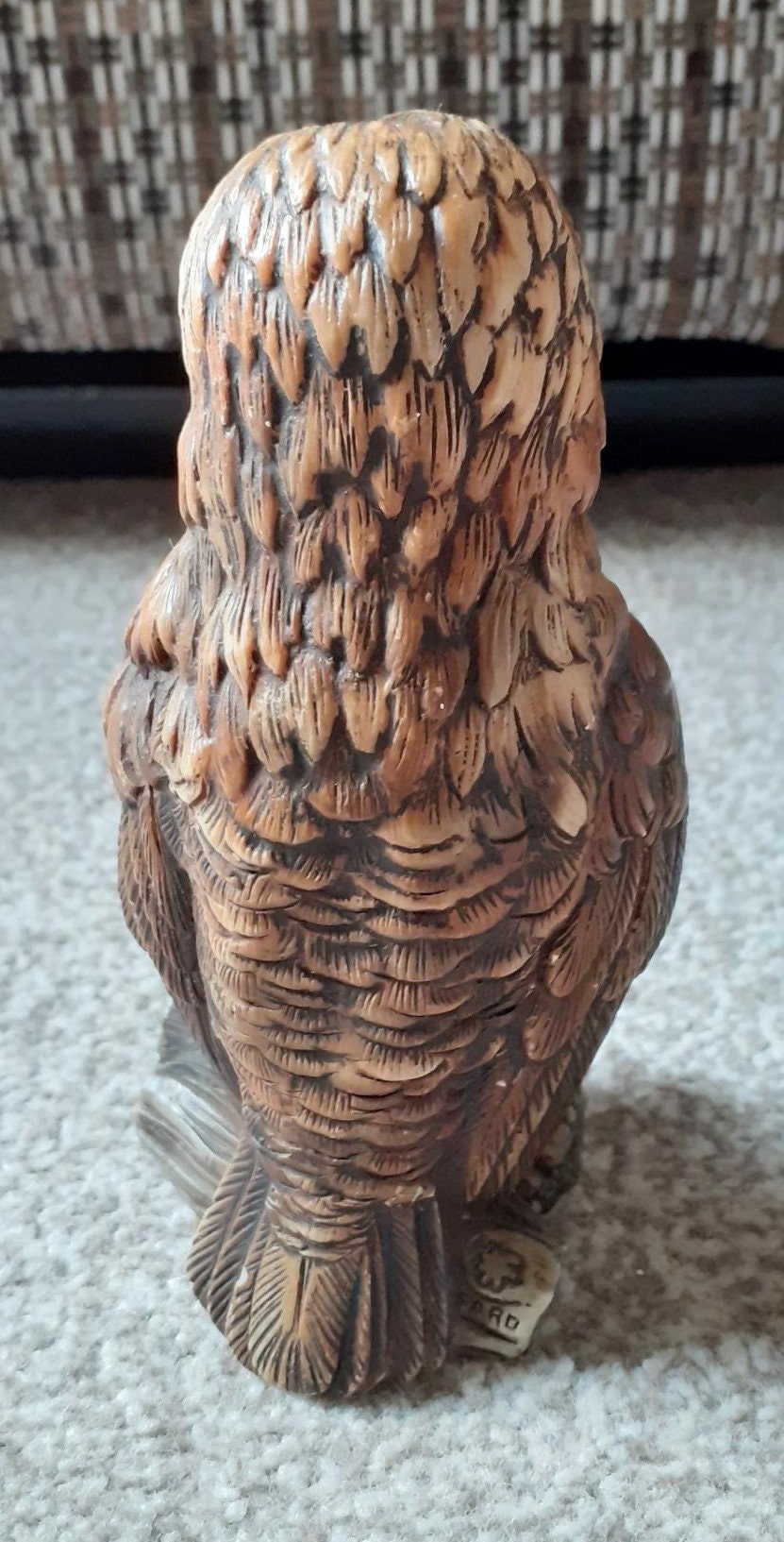 Vintage Faro A. Lucchesi Owl Sculpture: Hand-painted Ceramic Figurine ...