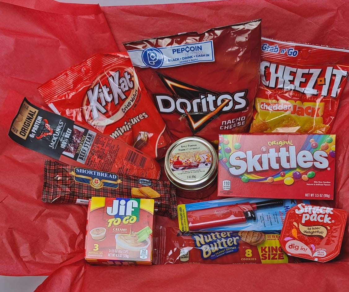 The Munchies Box 10 Mystery Items Goodie Box Candle Care Box - Etsy Canada