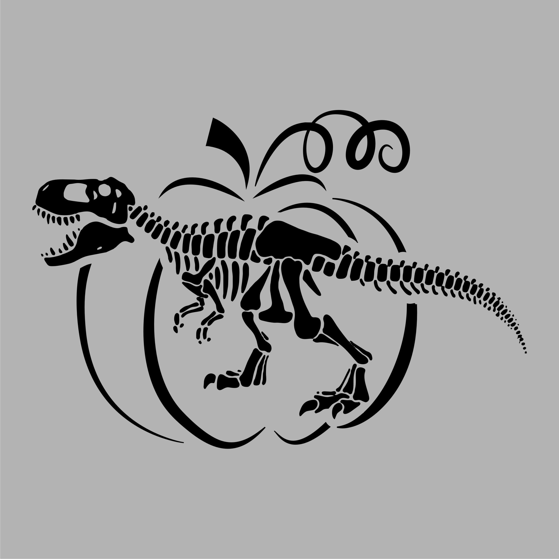 Dinosaur SVG Halloween SVG Skeleton Dinosaur Dinosaurs Cut - Etsy