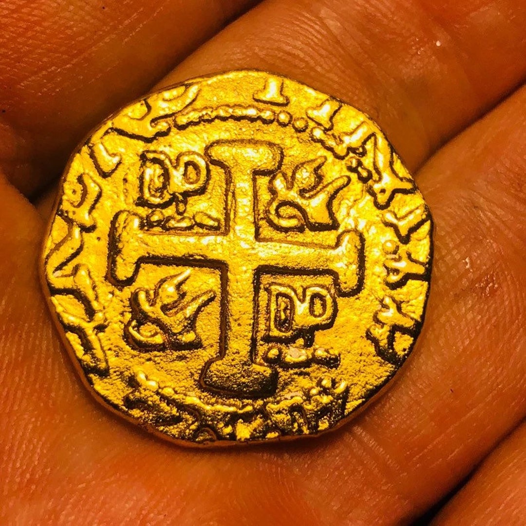 24k Gold Bullion Dread Pirate Round Hand Poured Solid Pure - Etsy