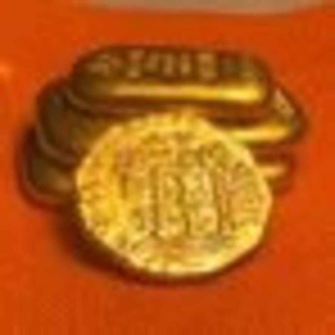 24k Gold Bullion Dread Pirate Round Hand Poured Solid Pure Gold Spanish ...