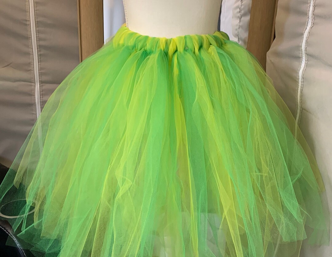 Ladies Easter Tutu: Spring Green & Yellow - Adult Costume - Etsy