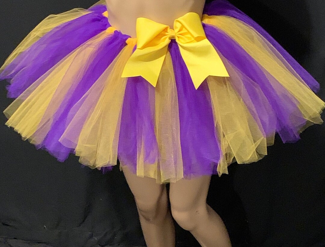 Purple and Yellow Tutu - Etsy