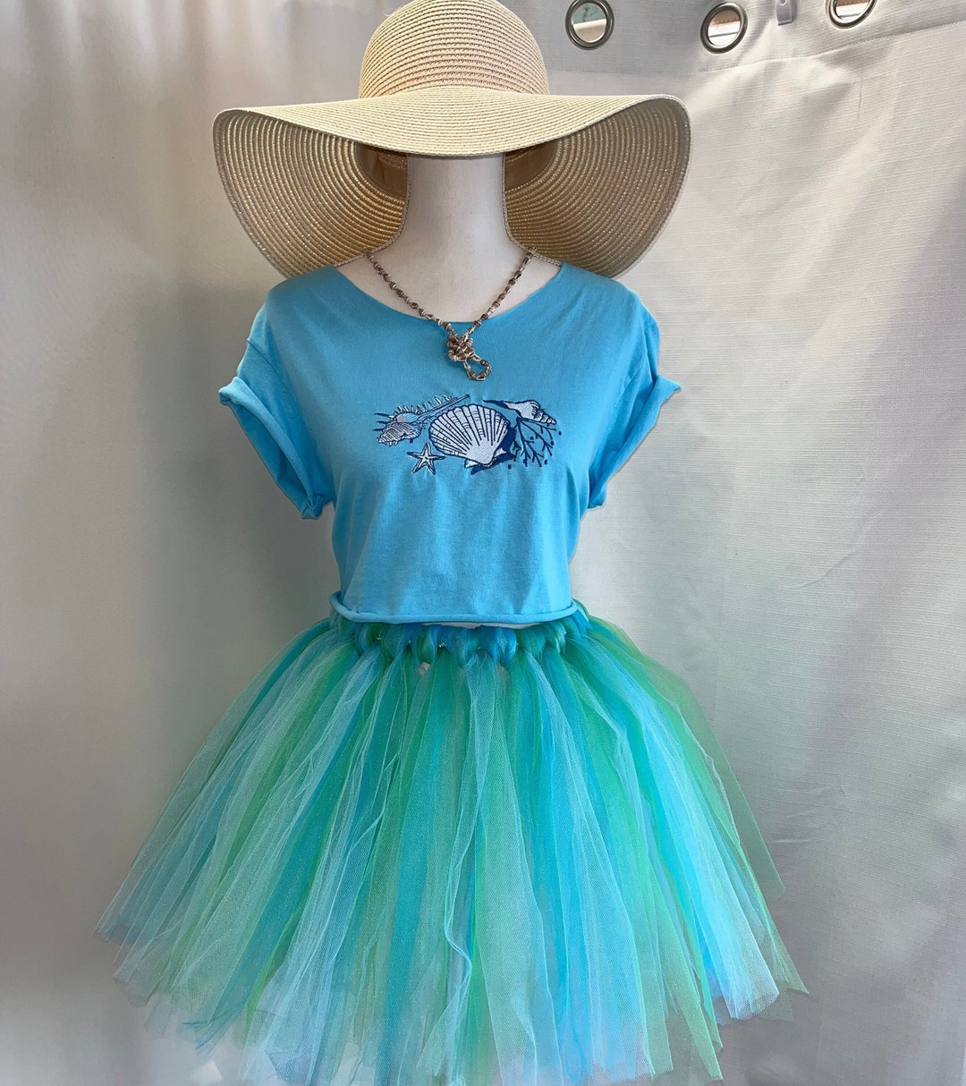 Beachfront Resort Sea Shells Design Outfit - Etsy