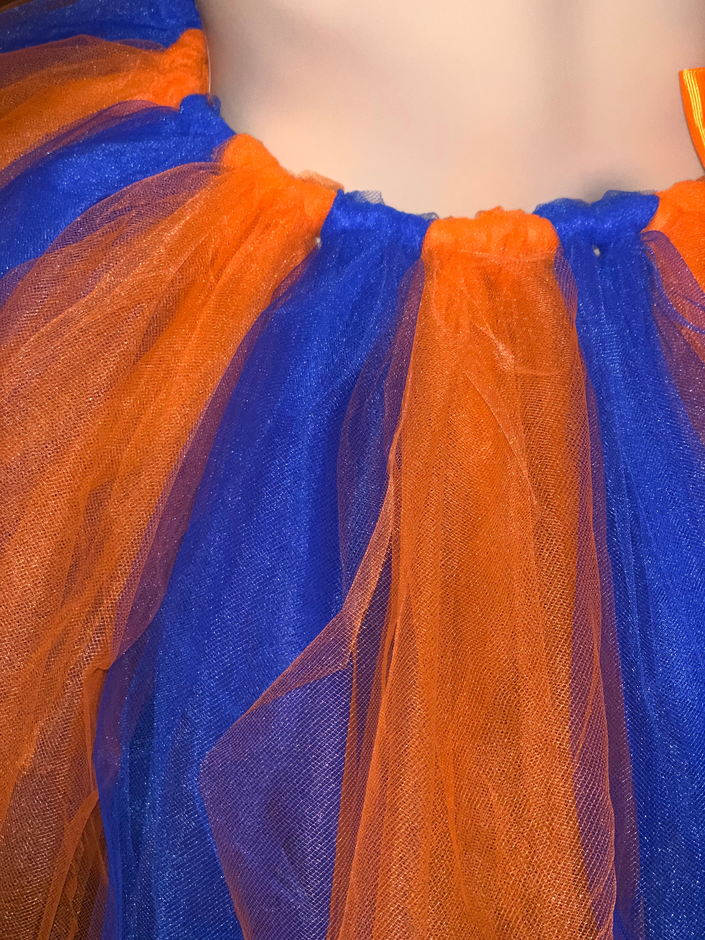 Orange and Blue Children's Tutu: Handmade Dance Costume - Etsy