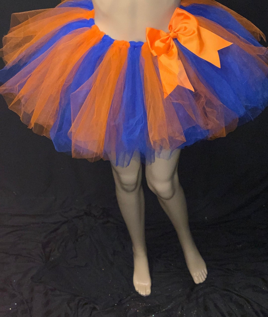 Children’s Orange and Blue Tutu Multi Color Tutu Dance Tutu Birthday ...