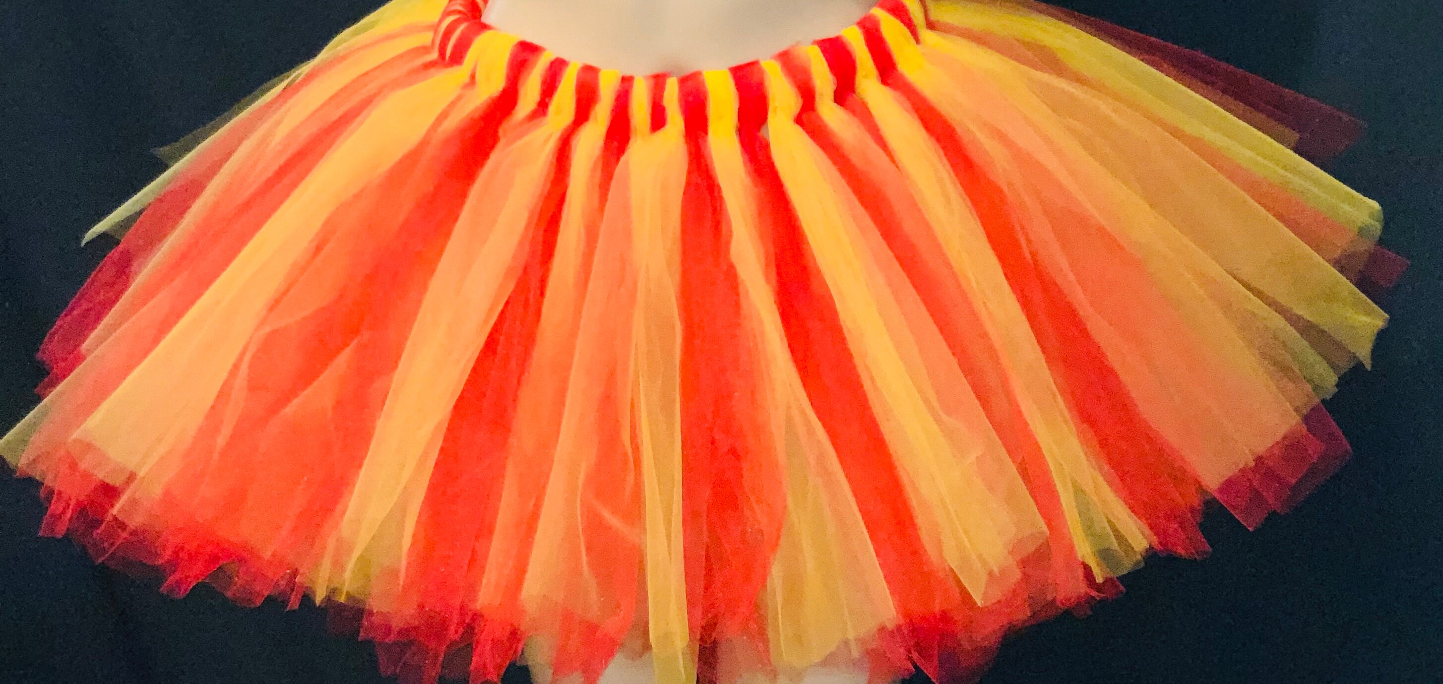 Flaming Fire Tutu Extra Full Knee Length Tutu Fire Tutu Plus - Etsy