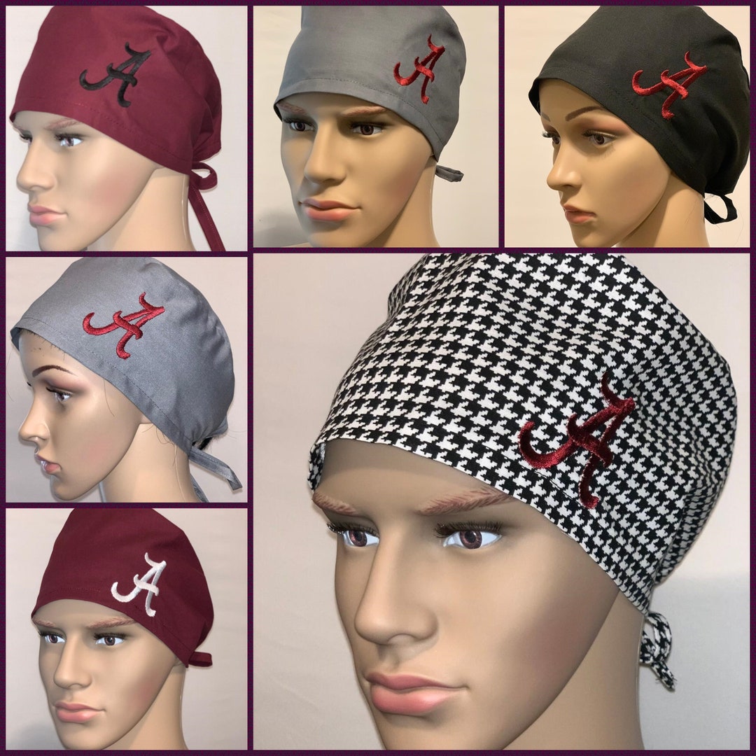 The University of Alabama Crimson Tide Unisex Surgical Scrub Cap Hat - Etsy