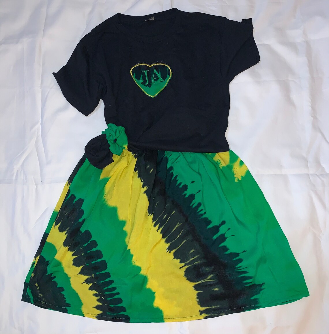 Rasta Reggae Children Matching Outfit With Matching Hair Tie/ - Etsy