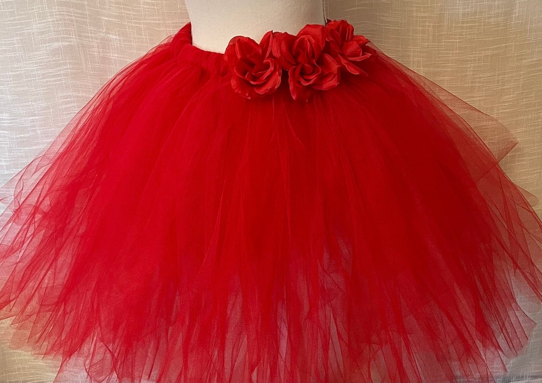 Adult Extra Full Adult Red Rose Tutu - Etsy