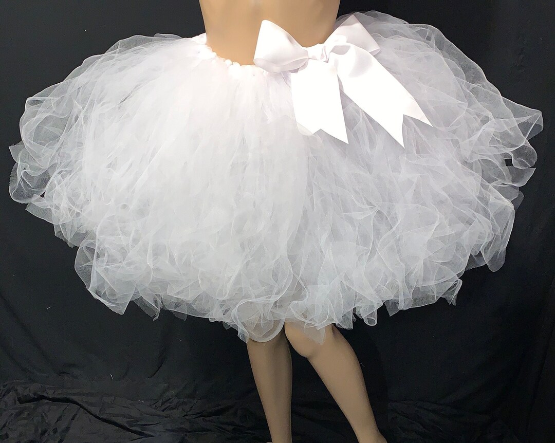 White as Snow Fluffy and Extra Puffy Knee Length and Ankle Length Tutu ...