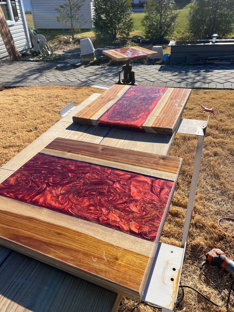 Custom Black Walnut Epoxy Resin River Table - Etsy