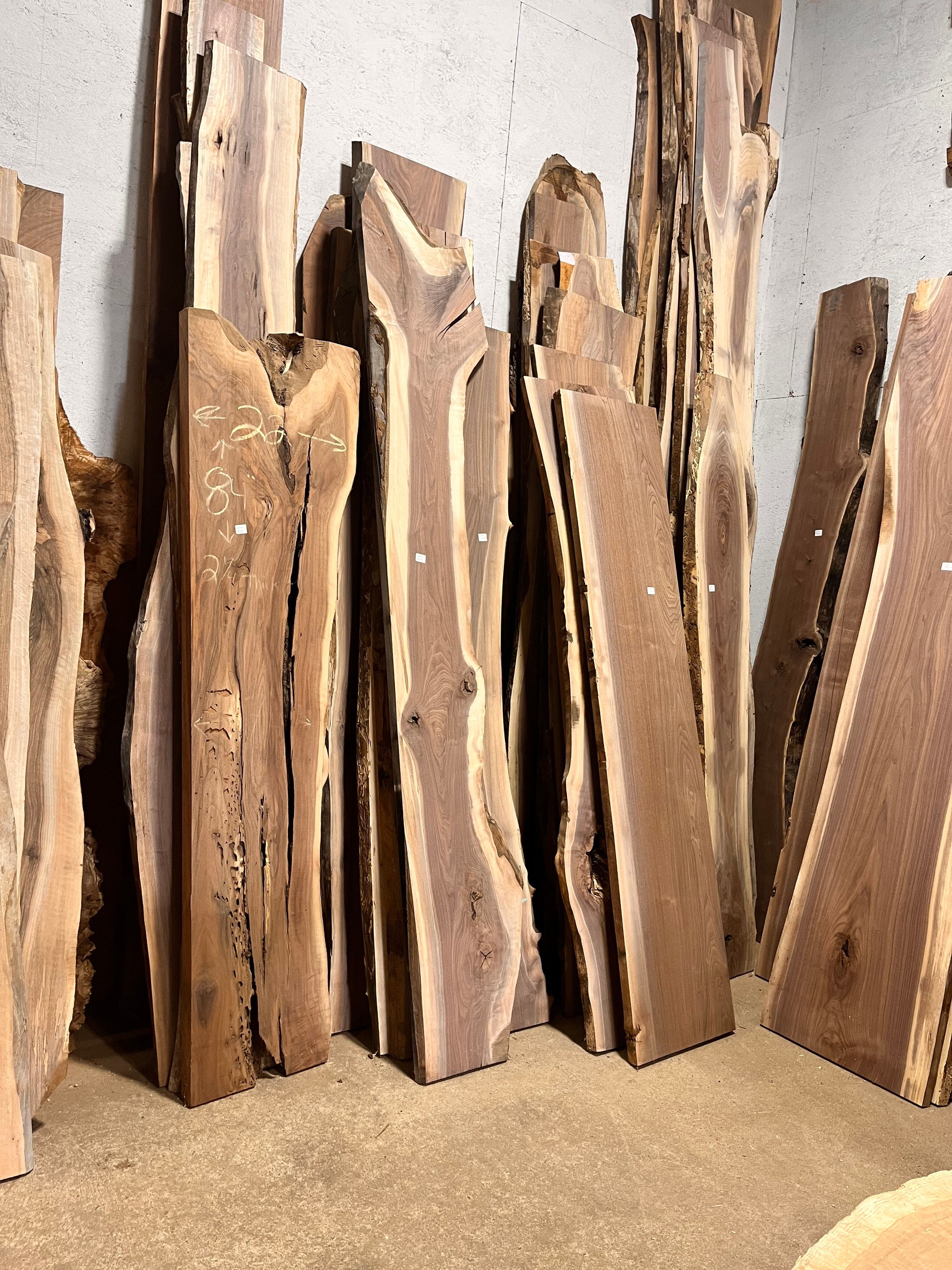 Black Walnut Live Edge Mirror - Etsy
