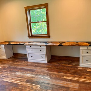 Custom Black Walnut Epoxy Resin River Table - Etsy