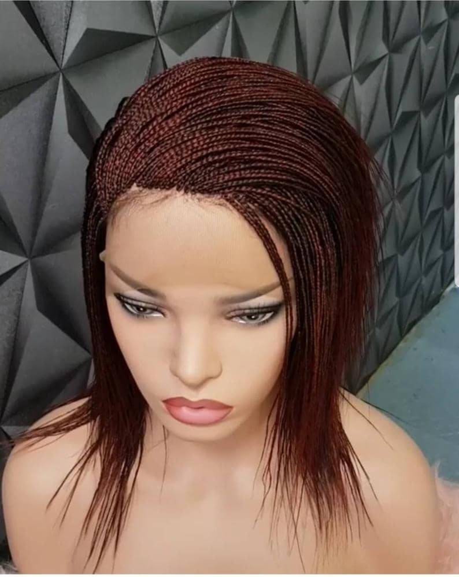 Braided Wig Braided Wigs Lace Front Wig Braid Wig Braids - Etsy