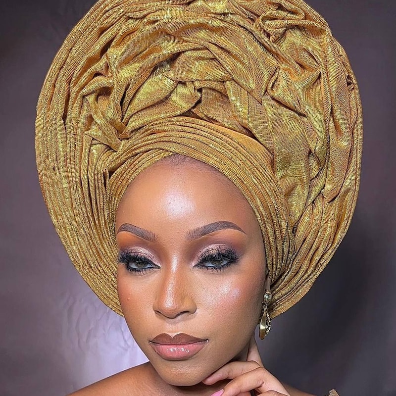 Asoebi Dress and Gele - Etsy UK