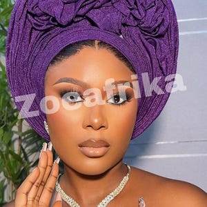 Autogele, Ready to Wear Gele, Pretie Gele, Headgear, African Headpiece ...