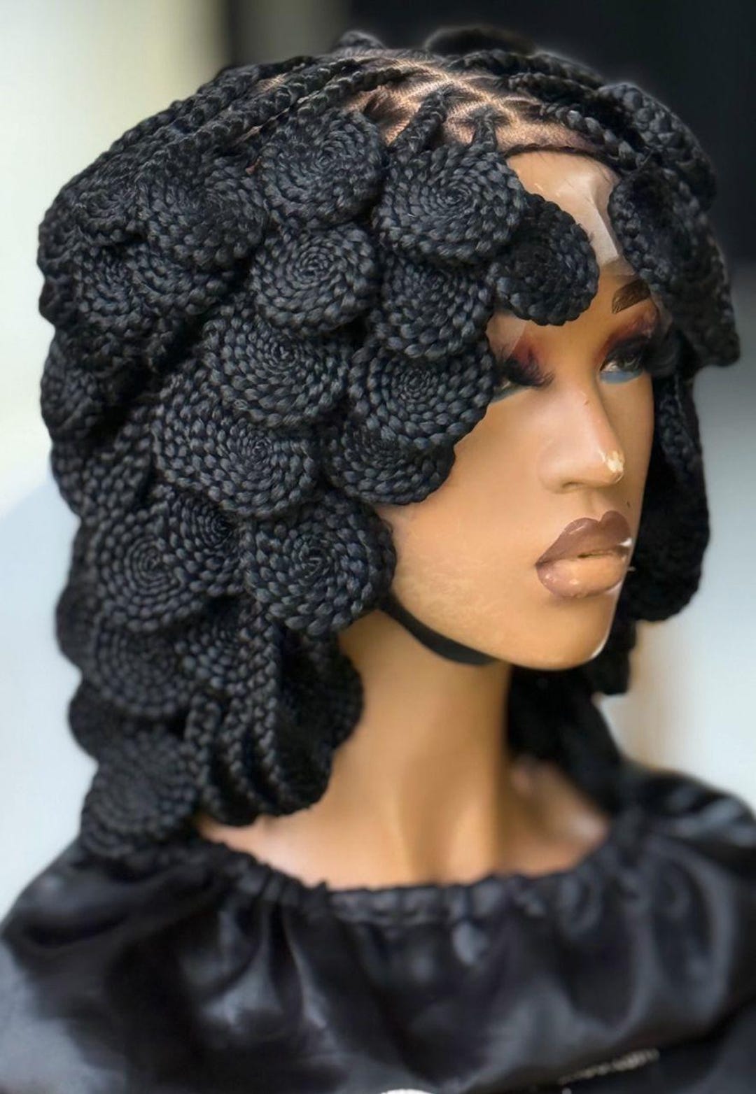 Braided Wig for Women Full Lace Wig Box Braid Wig Braided Wig Knotless ...