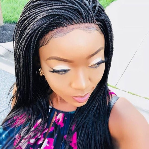 Purple Micro Braids - Etsy