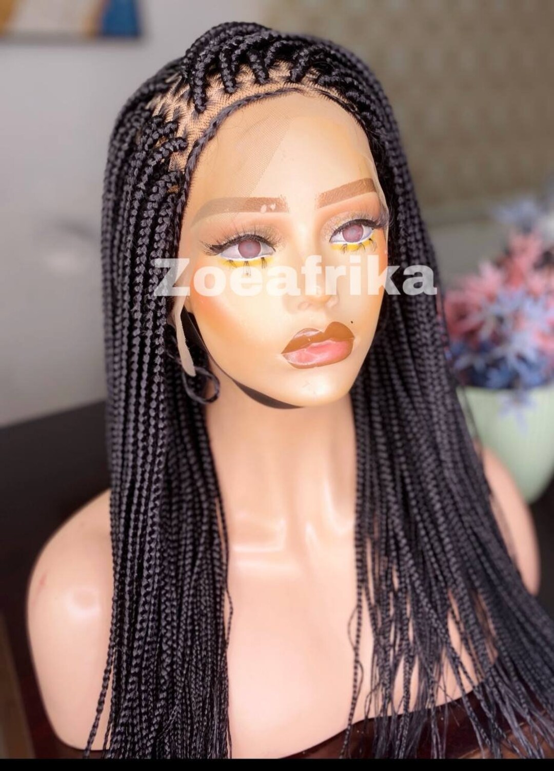 Braid Box Wig, Braided Wig, Box Braid Wig, Front Lace, Full Lace ...