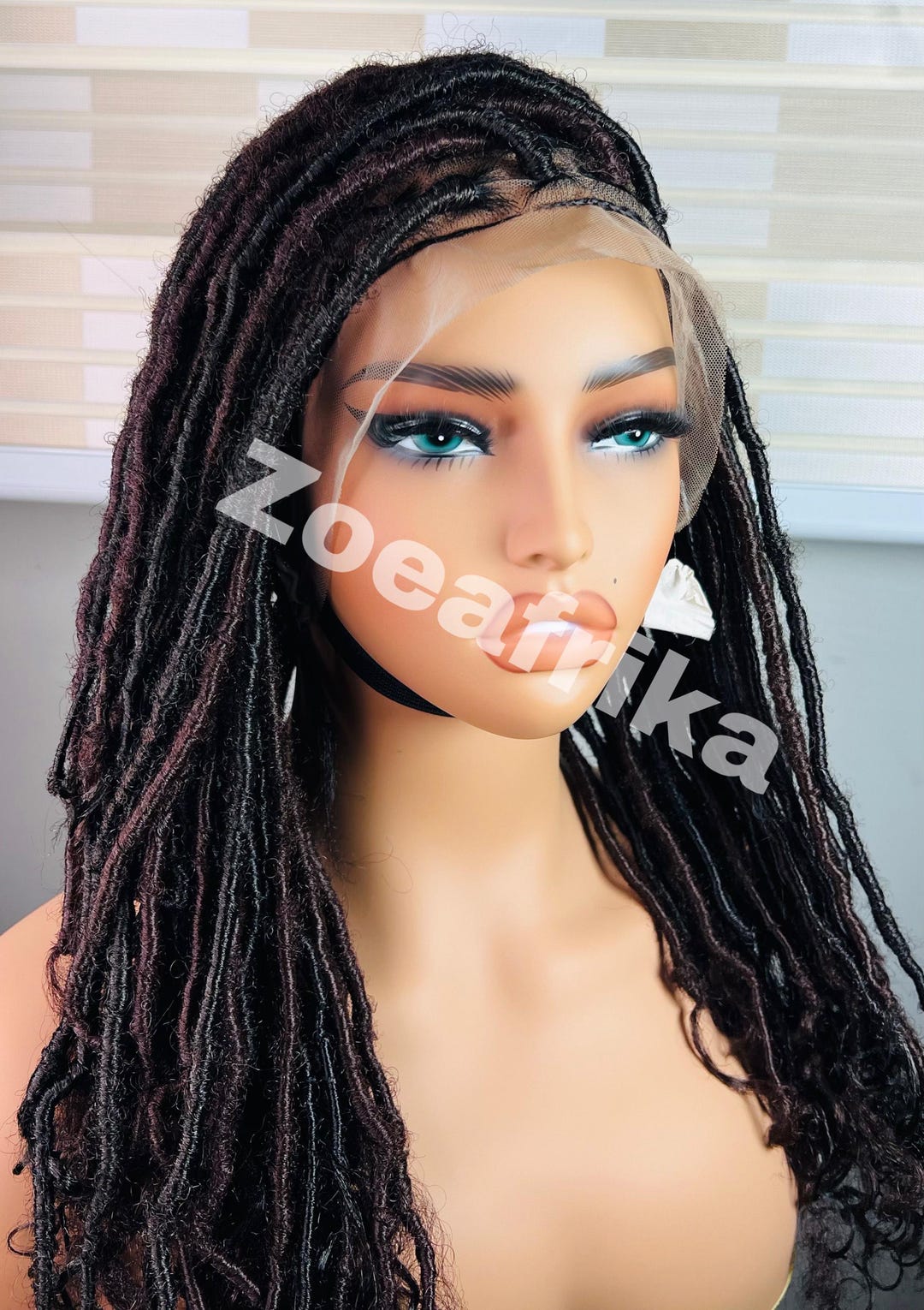 Ready to Ship in 3 Days, Braided Wig Locs Wig, Soft Locs, Dreadlocs Wig ...
