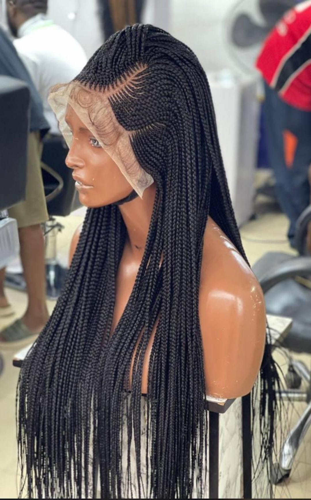 Braided Wig, Conrow Wig, Braid Wig, Knotless Wig, Front Lace, Braided ...