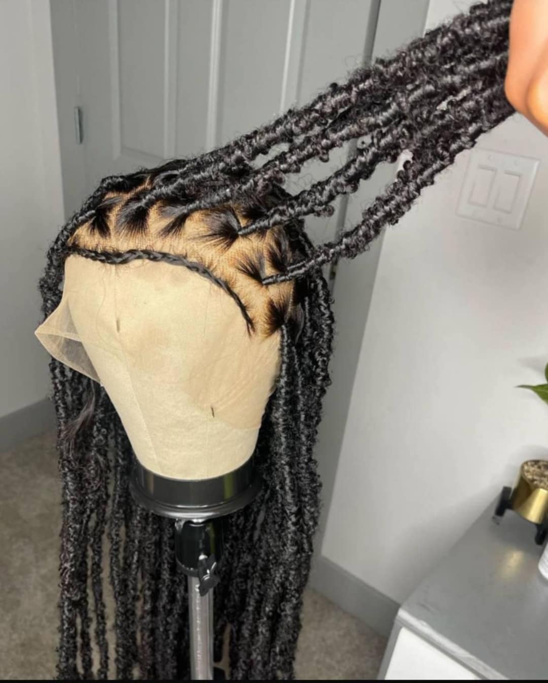 Butterfly Locs, Braided Wig, Distressed Locs, Butterfly Locs Wig, Faux ...