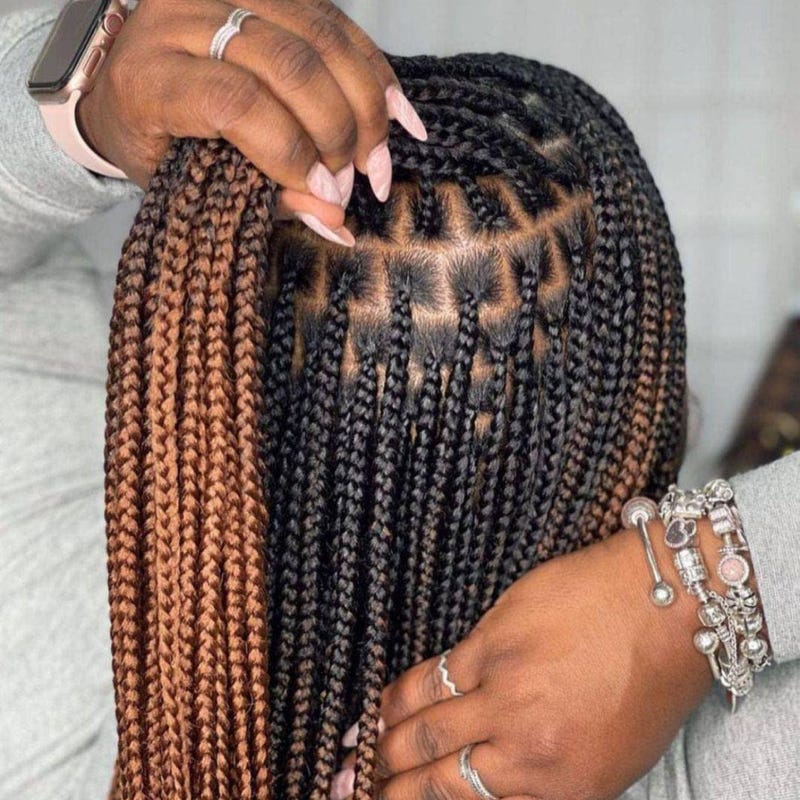 Jumbo Knotless Braid - Etsy