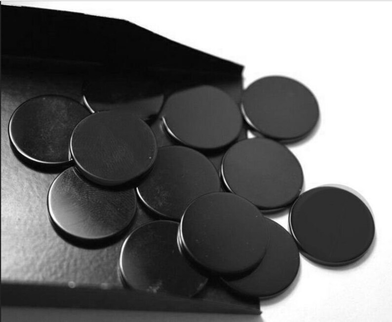 Natural Black Onyx Coin Shape Gemstone, Onyx Flat Round Discs,aaa ...