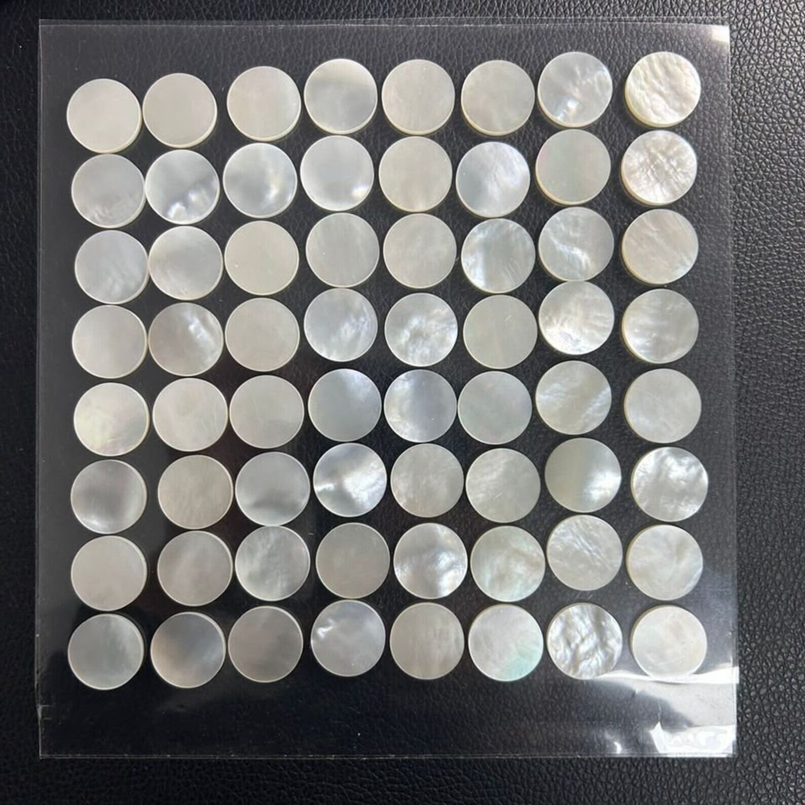 Natural Mother of Pearl Shell Flat Round Coin Gemstone, Mother of Pearl ...