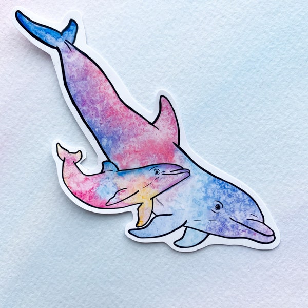 Dolphin Sticker - Etsy