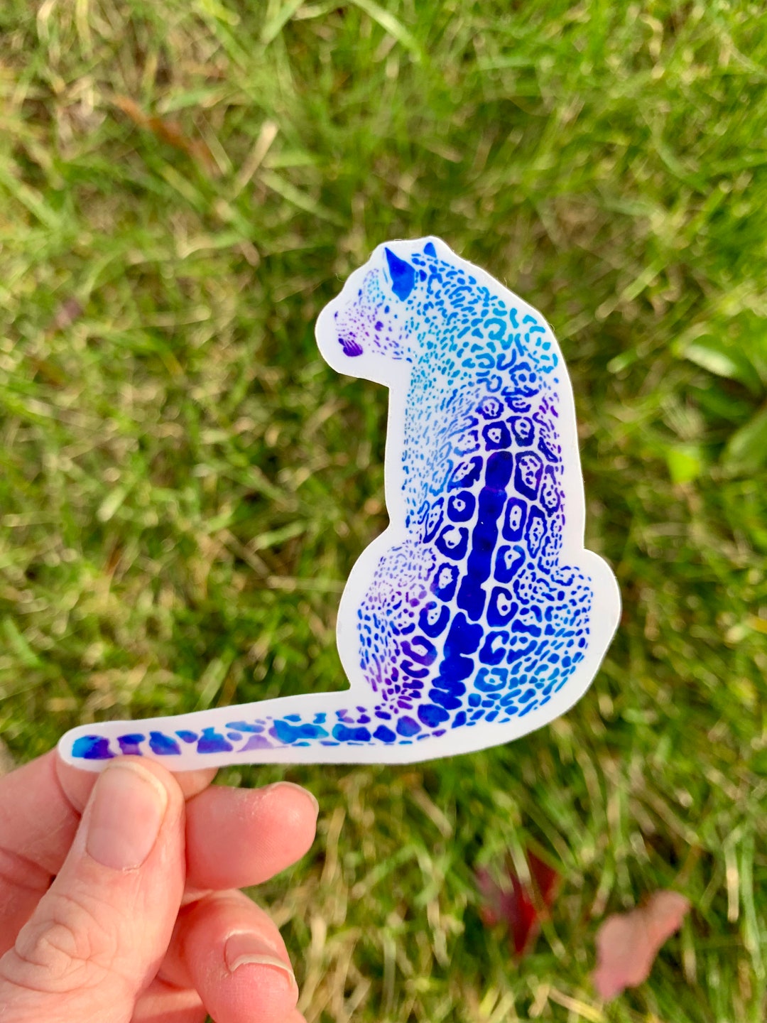 Jaguar Sticker, Wildlife Sticker, Waterproof Sticker, Animal Gift, Cute ...