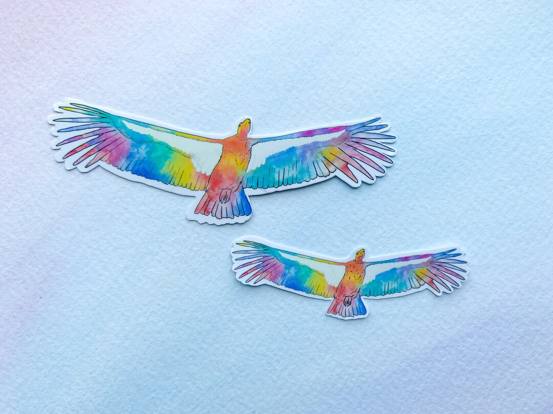 California Condor Sticker, Bird of Prey Sticker, Waterproof Sticker ...