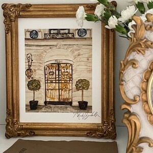 The Ritz Paris Classic Art Print Watercolour Painting - Etsy