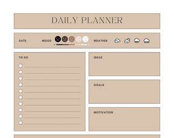 Printable Daily Christian Planner - Etsy