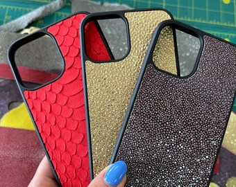 Exotic Leather Phone Case - Etsy